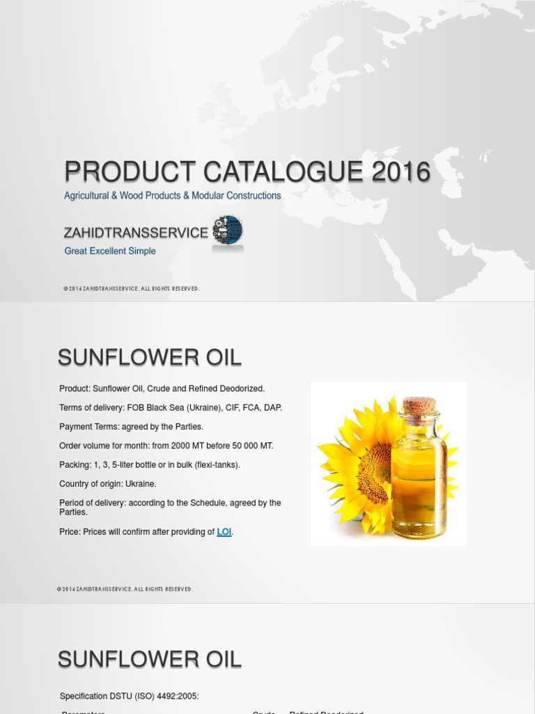 Product Catalogue 2016: © 2016 Zahidtransservice. All Rights Reserved ...