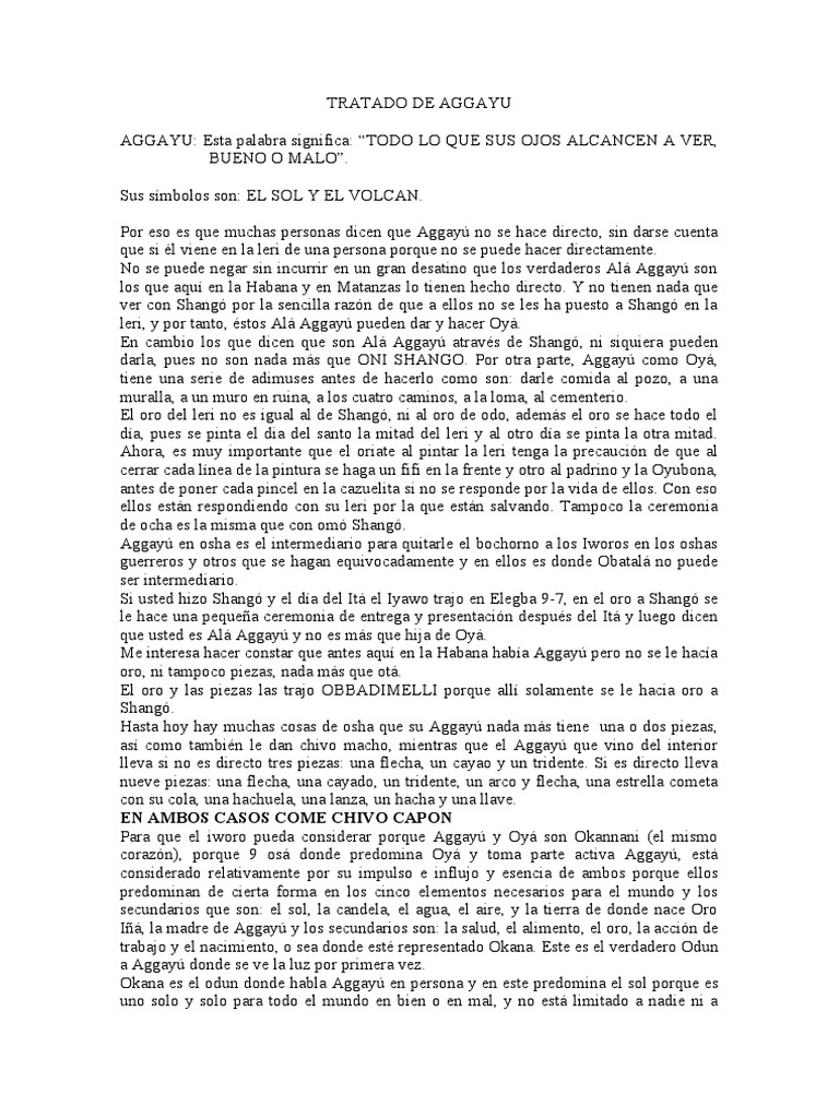 Aggayu | PDF | Religión y creencia | Naturaleza