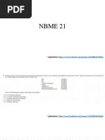 NBME 13 BLOCK 1-4 (With Answers) | PDF | Medical Specialties | Diseases And Disorders