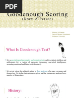 Goodenough Scoring Template | PDF