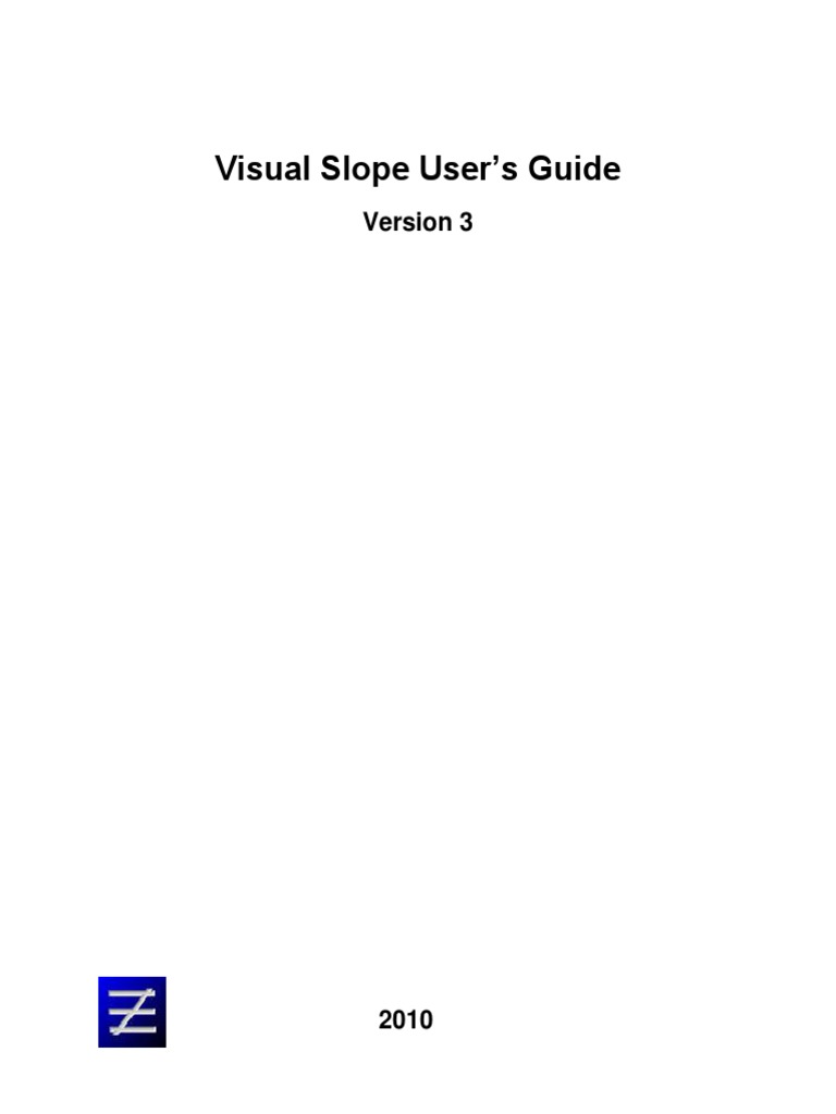 Visual Slope User Manual | PDF | Computer Keyboard | Button (Computing)