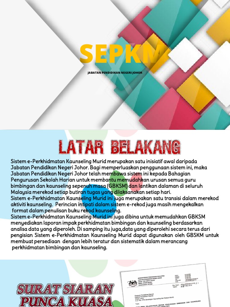 Manual Sepkm Johor PDF | PDF
