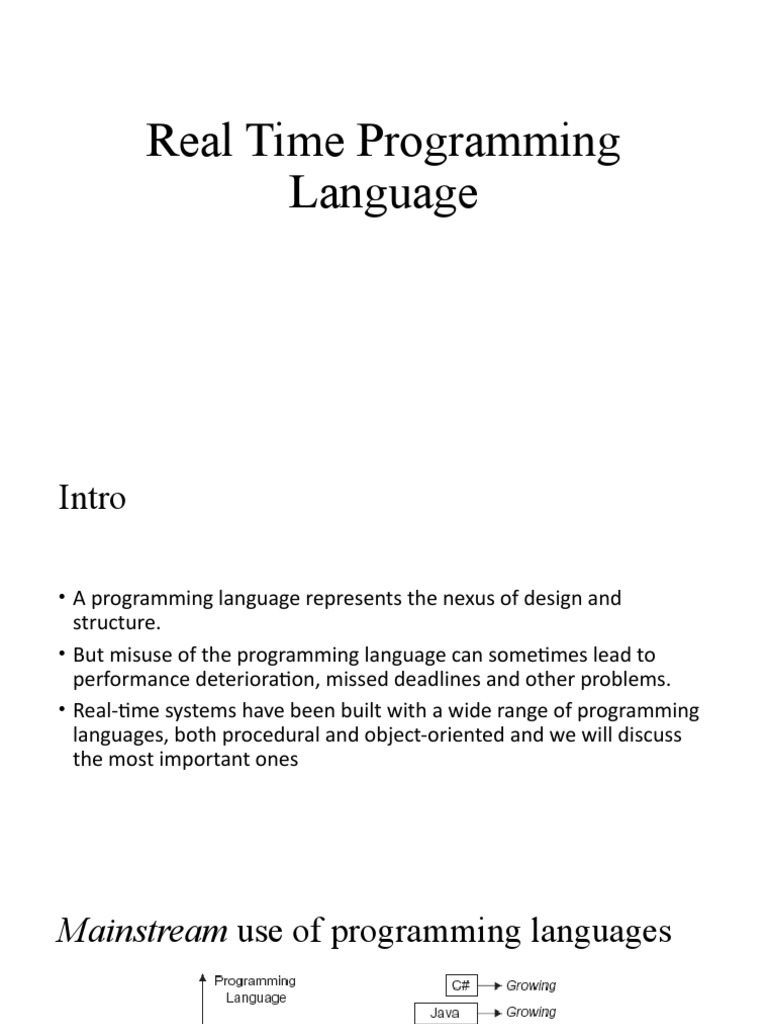 Real Time Programming Language Pdf Object Computer Science Object Oriented Programming 4204