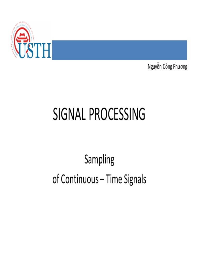 Lec6 Pdf Pdf Sampling Signal Processing Analog To Digital Converter