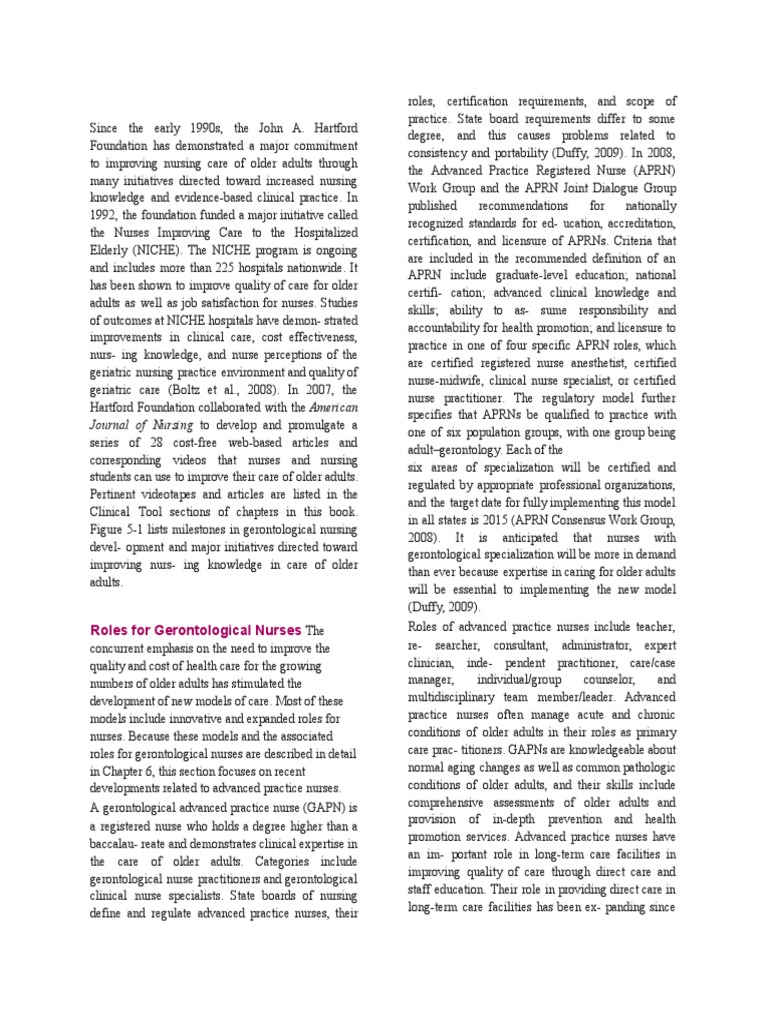 MILLER, Nursing For Wellness in Older Adult - P61 | PDF | Gerontological Nursing | Nursing