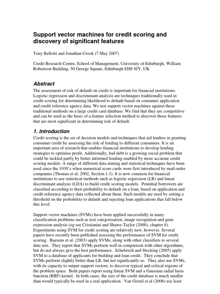 SVM - Report | PDF | Support Vector Machine | Receiver Operating ...