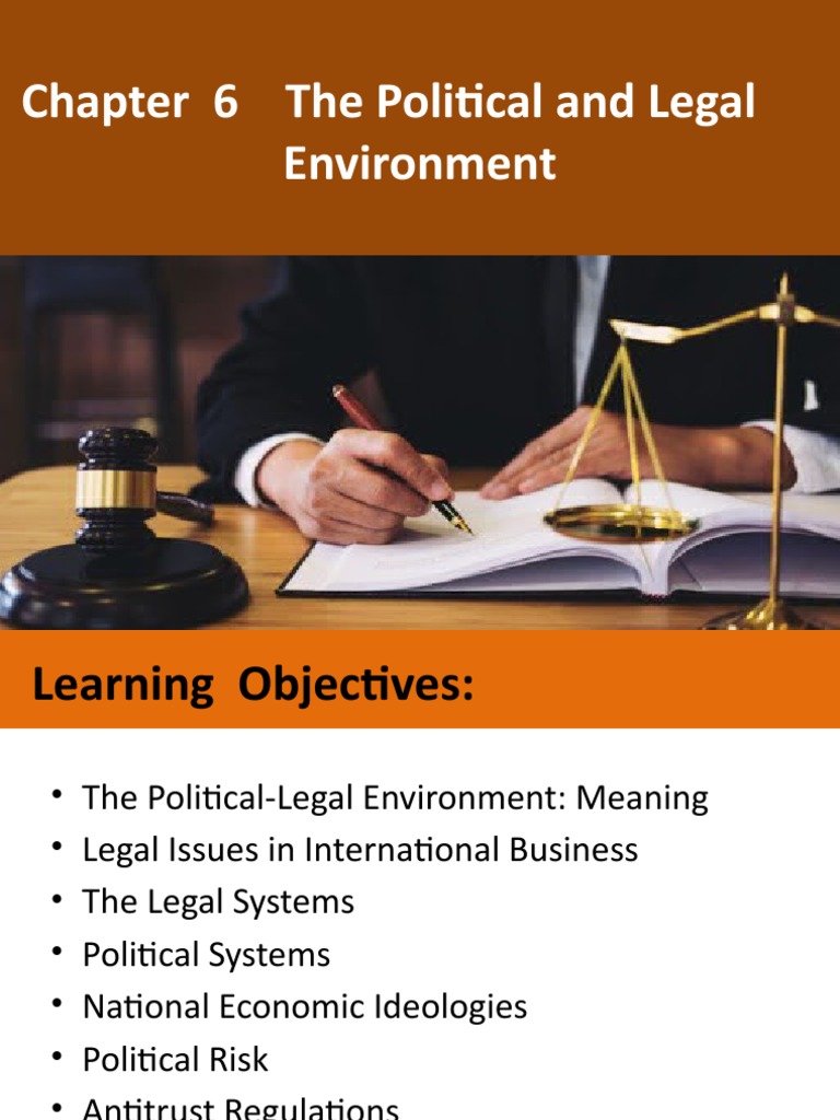 Chapter 6 The Political and Legal Environment | PDF | Economic System ...