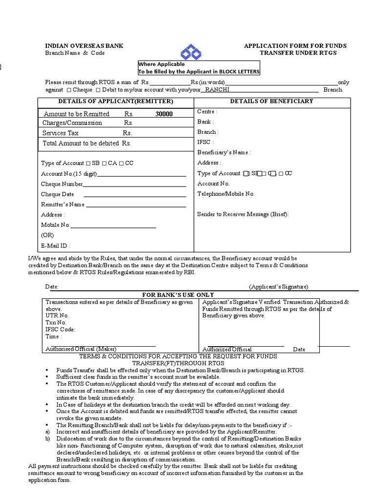 Amount To Be Remitted Rs. Charges/Commission Rs. Services Tax Rs. Total ...