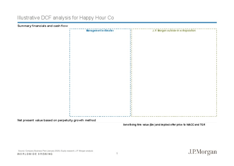DCF Template v1 | PDF
