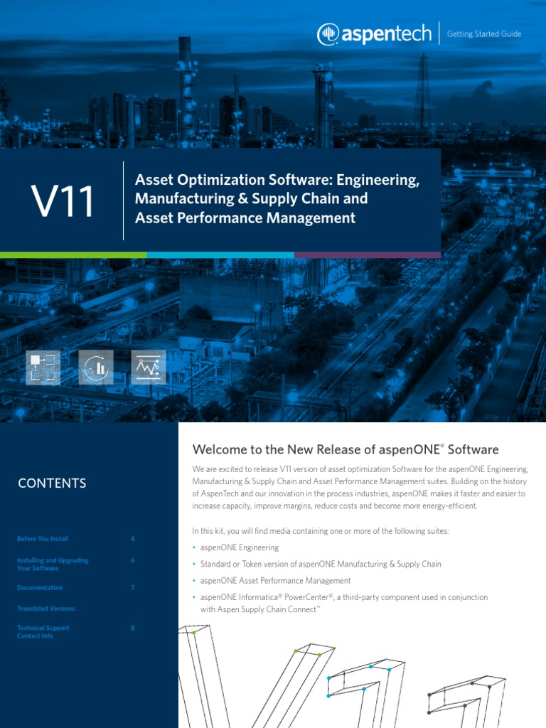 AspenONE V11 Getting Started Guide | PDF | Interoperability ...
