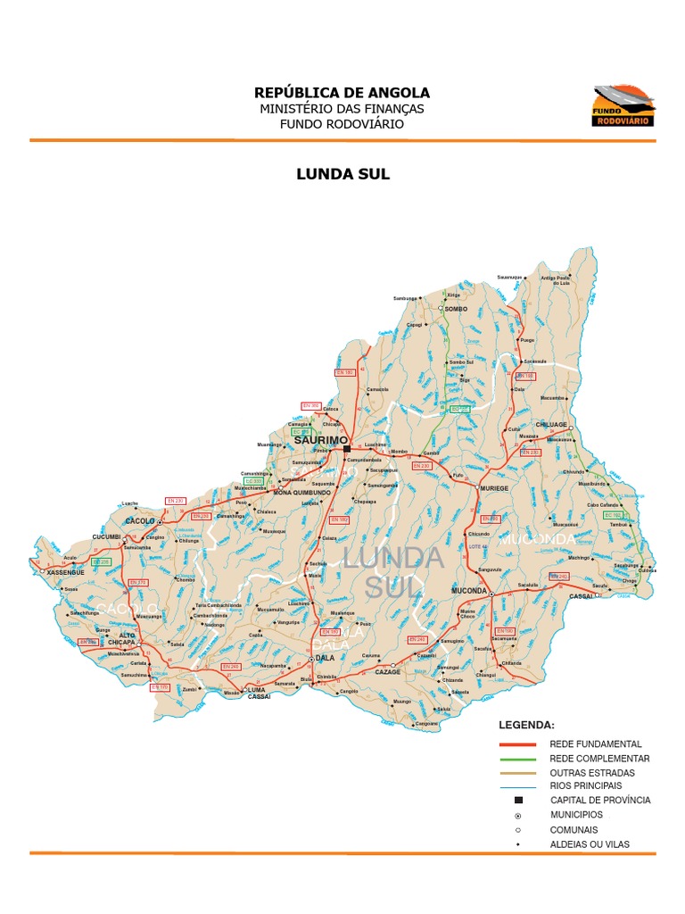 Municípios da Lunda Sul, Angola | PDF