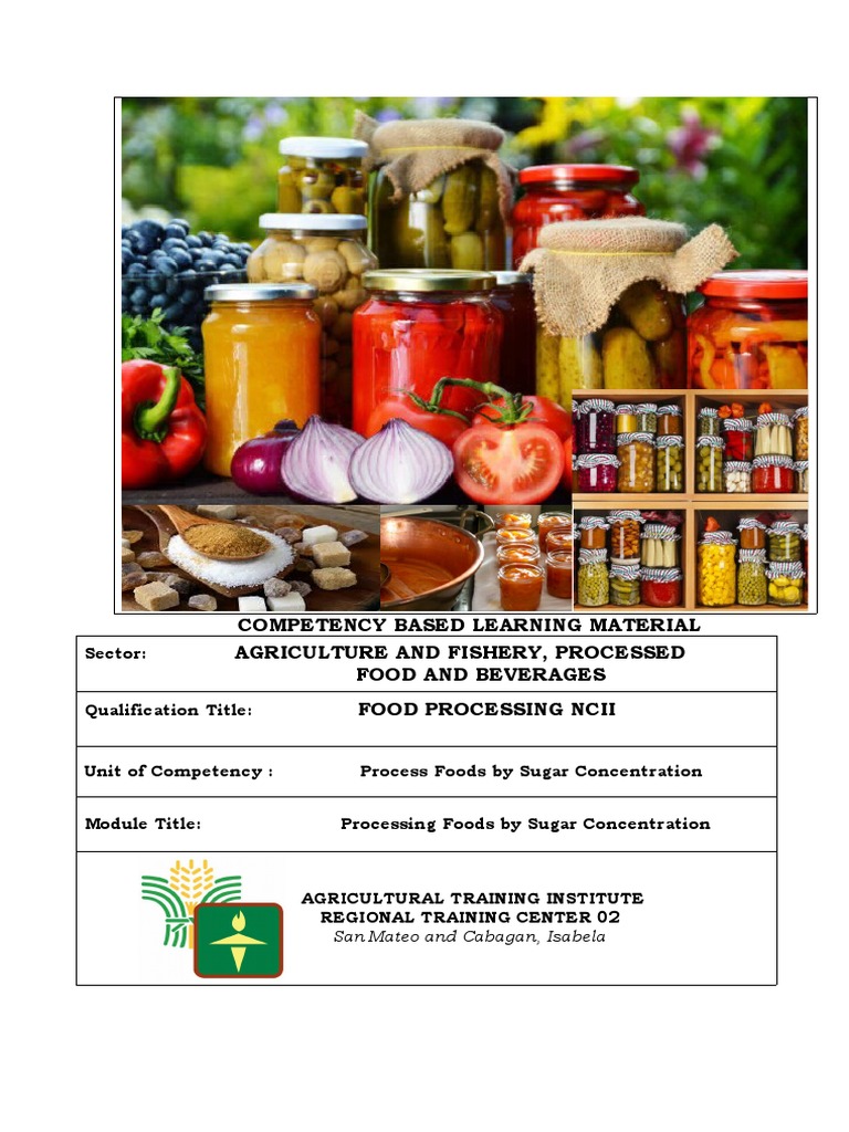 Competency Based Learning Material Agriculture and Fishery, Processed ...