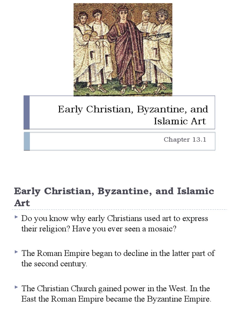 Early Christian, Byzantine, and Islamic Art | PDF | Mosaic | Byzantine ...