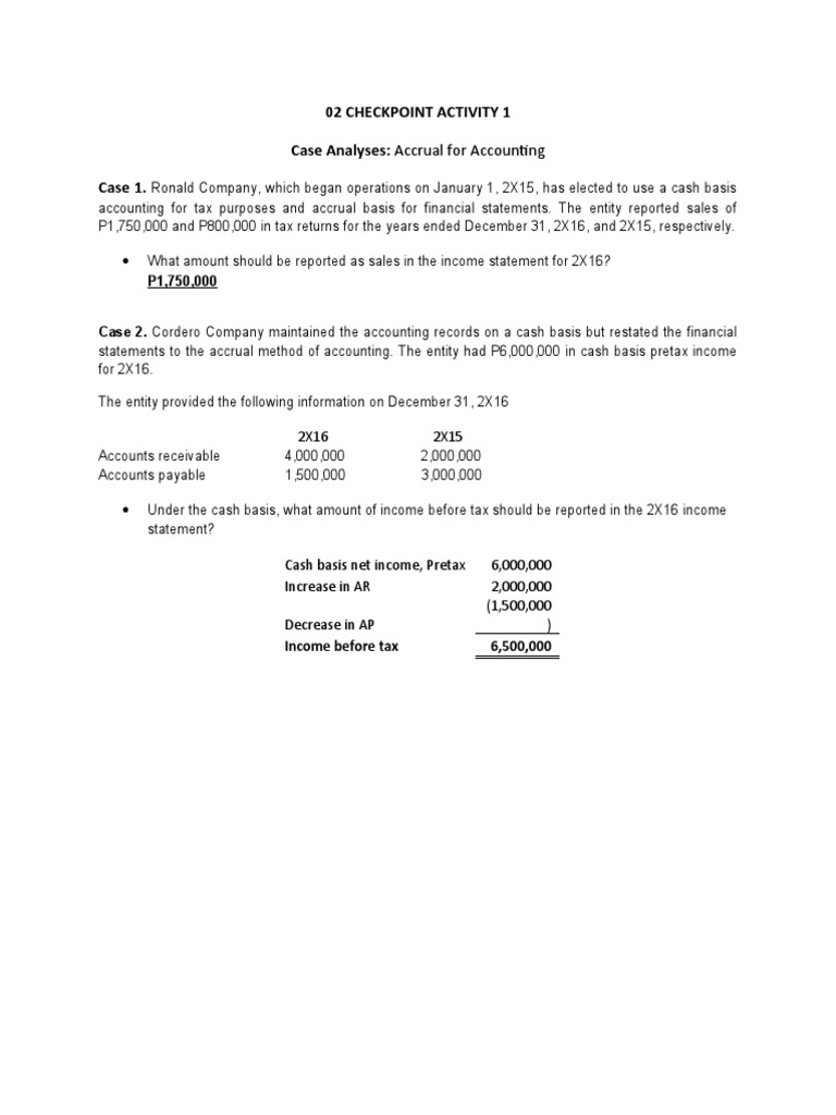 02 Checkpoint Activity 1 | PDF