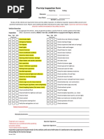 Road Test Evaluation Sheet | PDF | Traffic | Van