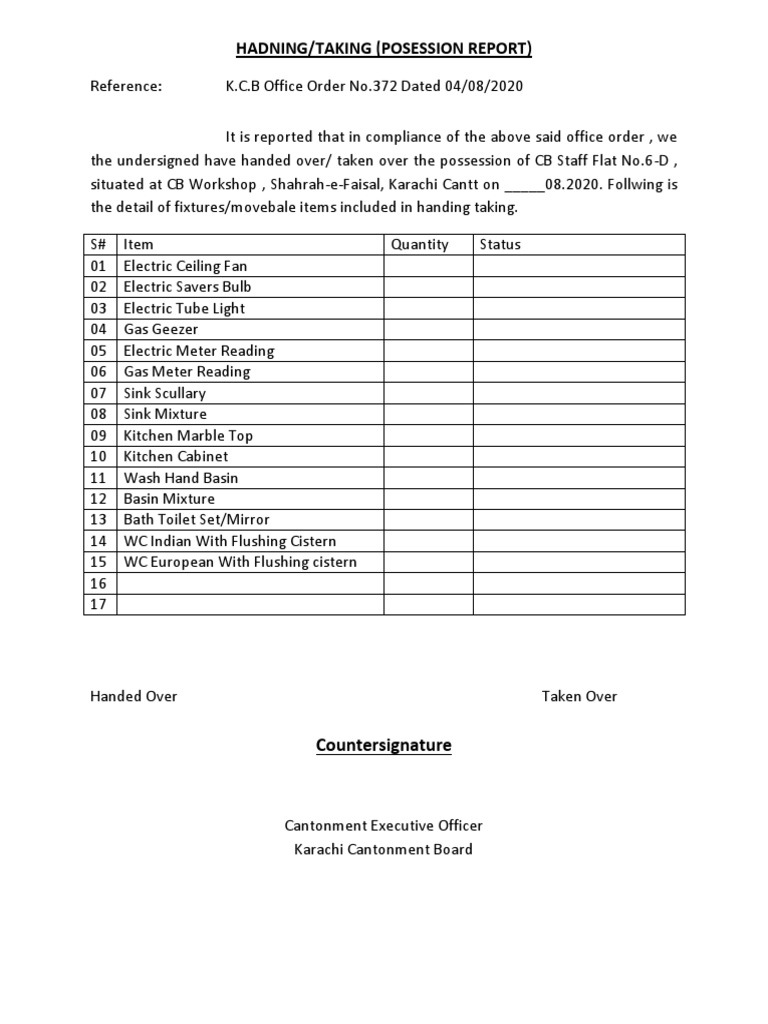 Handing Taking Ayaz | PDF