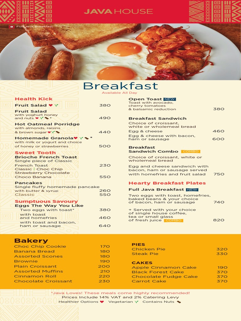 Java Master Compressed Menu Food and Beverage PDF | PDF | Hamburgers ...