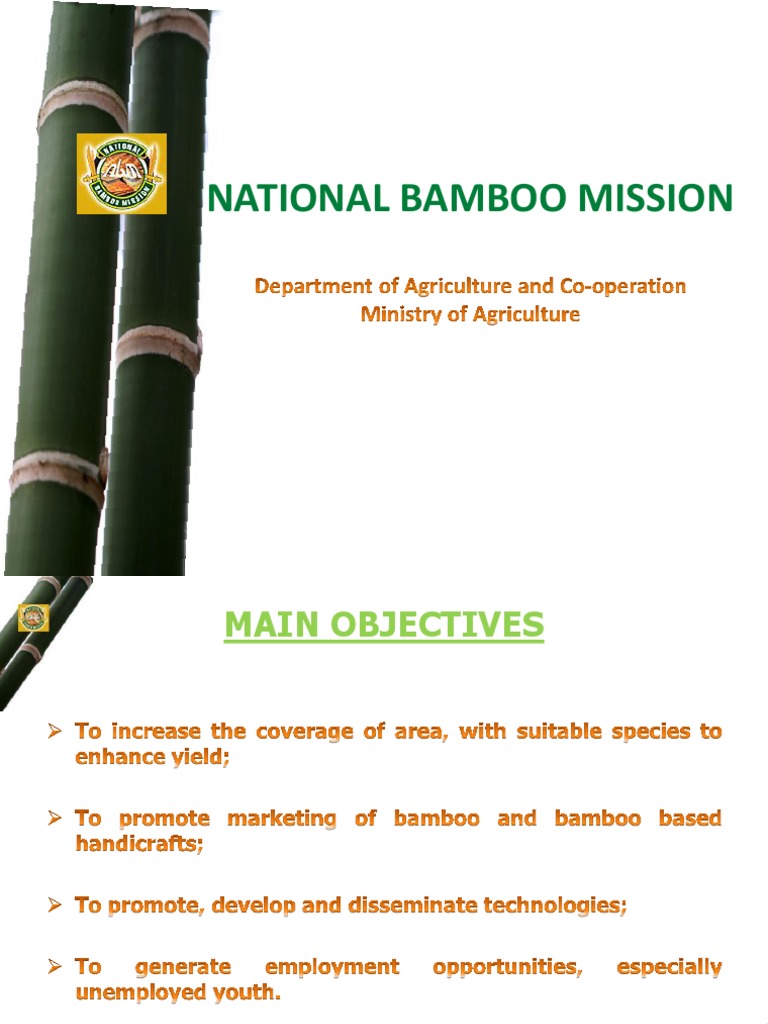 National Bamboo Mission | PDF | Agriculture | Nature