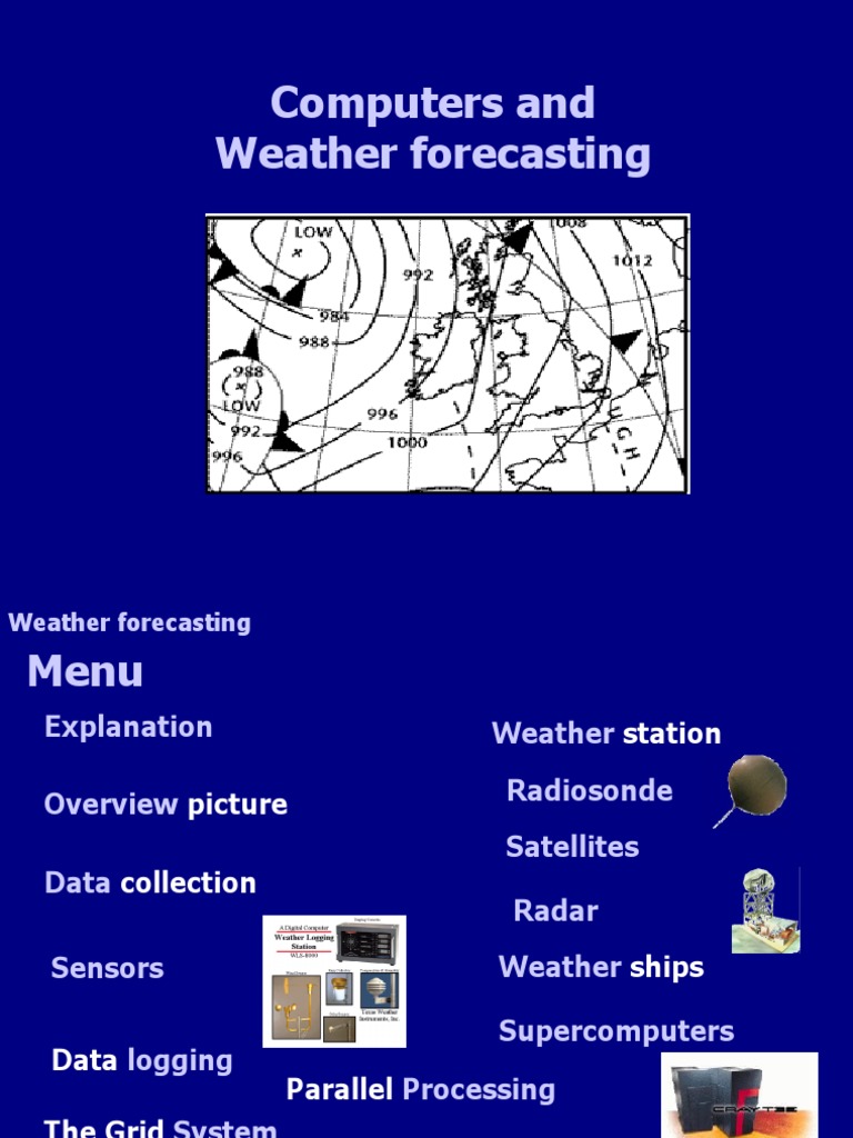 Computers and Weather Forecasting | PDF | Parallel Computing ...