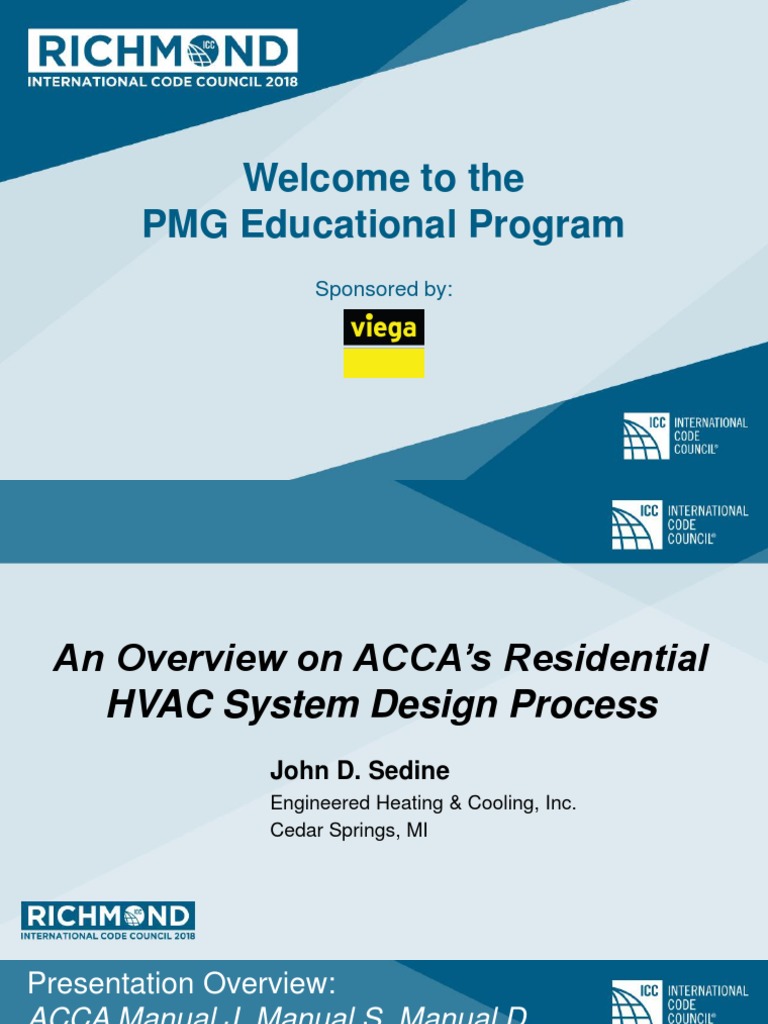 Welcome To The PMG Educational Program: Sponsored by | PDF | Duct (Flow ...