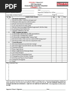 Truck Load-Out Checklist | PDF | Driving | Truck