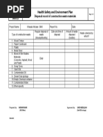 Waste Disposal Log Sheet | PDF | Home & Garden