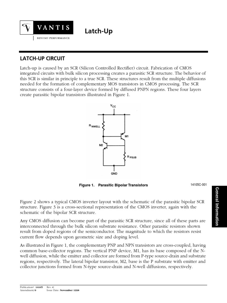 Latch-Up Circuit | PDF | Bipolar Junction Transistor | Cmos