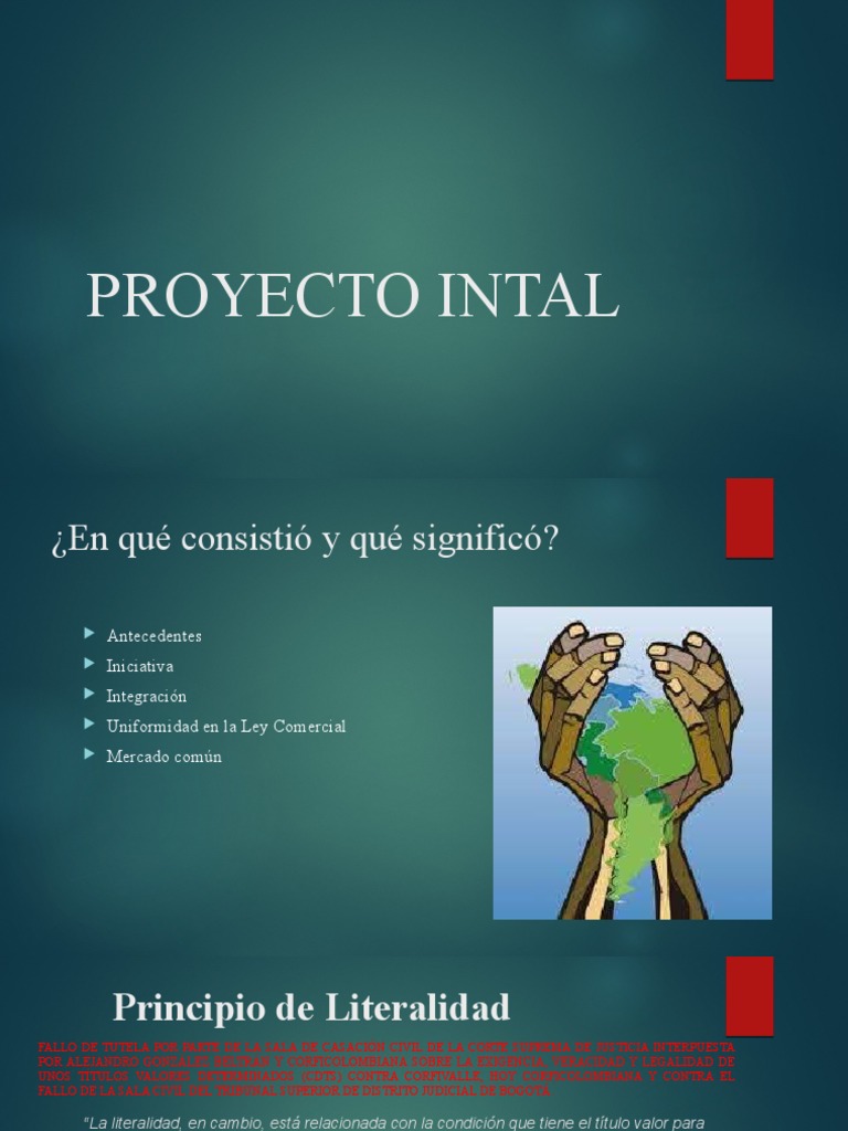 Proyecto Intal | PDF | America latina | Comercio