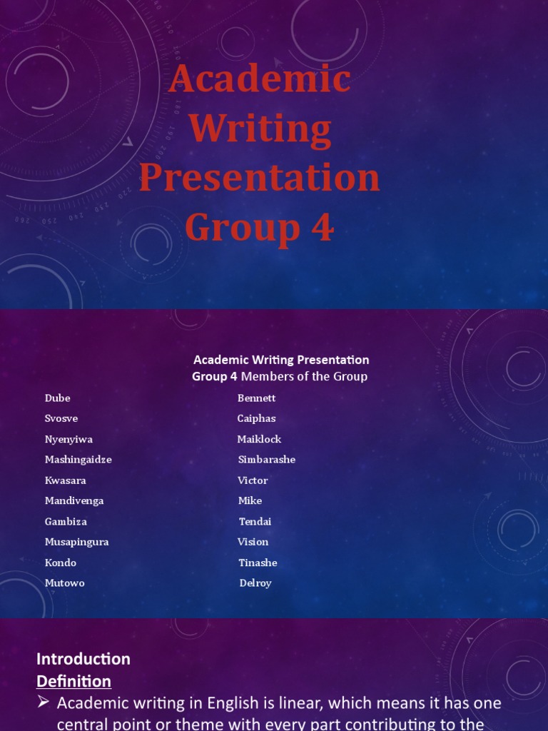 Academic Writing Presantation PowerPoint | PDF | Question | Essays