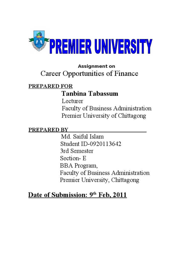 Finance Career Opportunities Overview | PDF | Financial Analyst | Banks