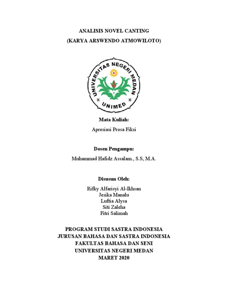 Analisis Novel Canting | PDF