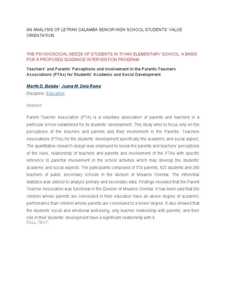 Possible Research Topic | PDF