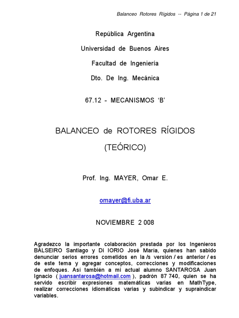 Rotor Rigido | PDF | Movimiento (física) | Vector Euclidiano