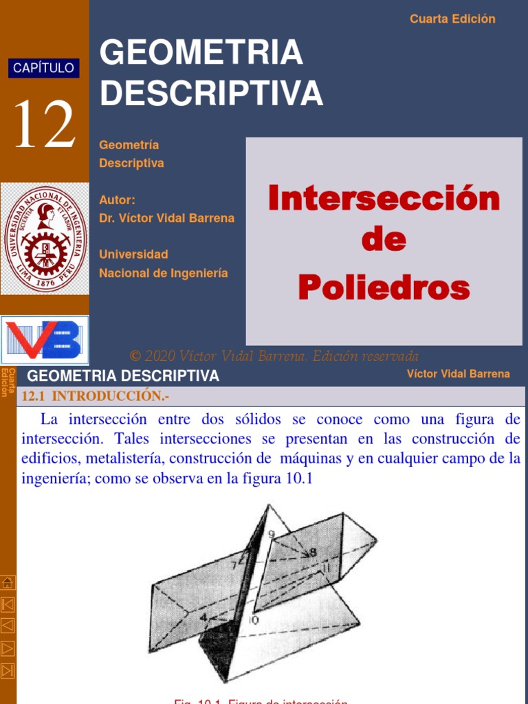 Capítulo 12 Intersección de Poliedros | PDF | Geometría | Programación lineal