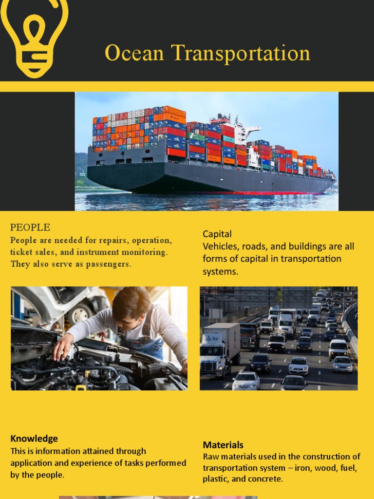 Ocean Transportation Systems | PDF | Goal | Transport