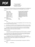 BDC Minutes of Meeting | PDF | Government