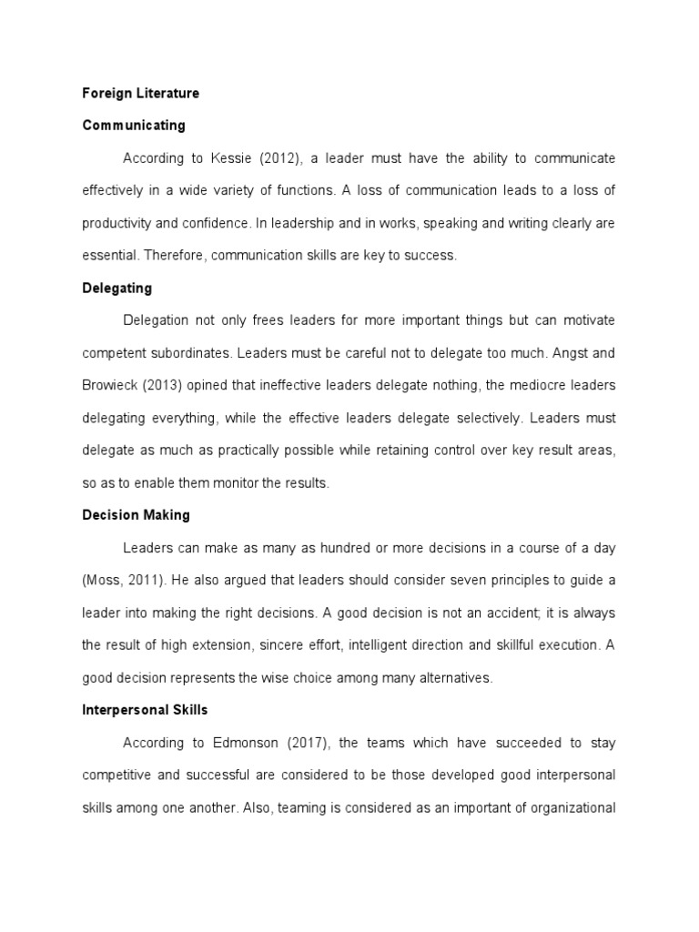 Foreign Literature Communicating | PDF