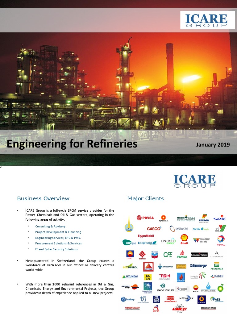 ICARE - Engineering For Refineries | PDF | Oil Refinery | Cracking ...