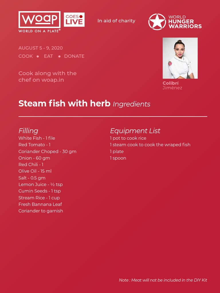 Colibri Jimenez - Ingredients | PDF