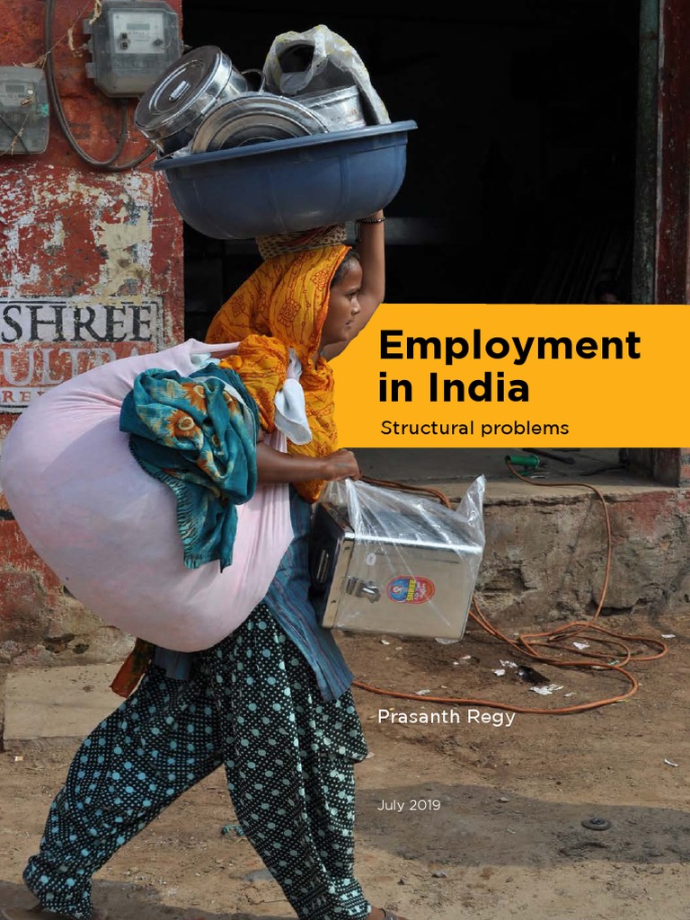 Employment in India Structural Problems | PDF | Economic Growth ...