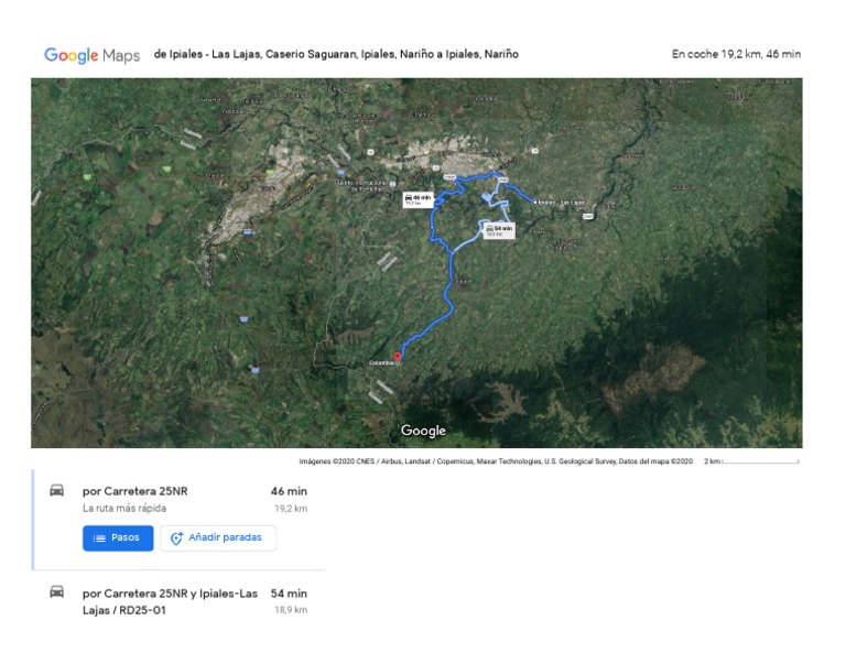 De Ipiales - Las Lajas, Caserio Saguaran, Ipiales, Nariño A Ipiales ...