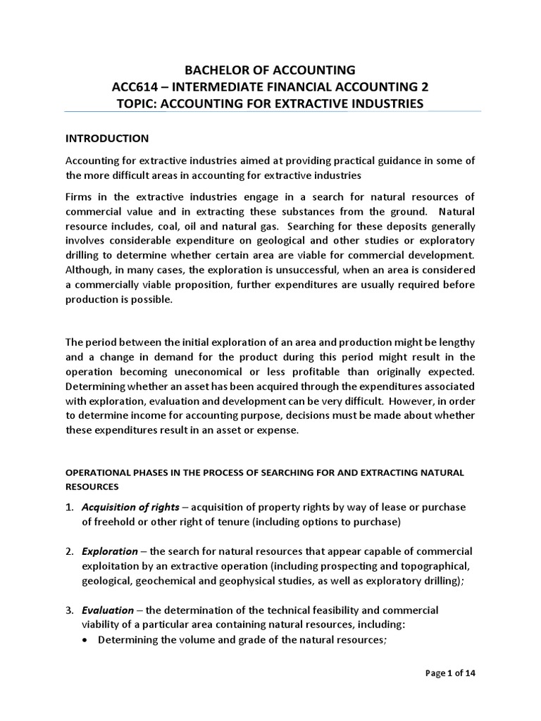 Bachelor of Accounting Acc614 - Intermediate Financial Accounting 2 ...