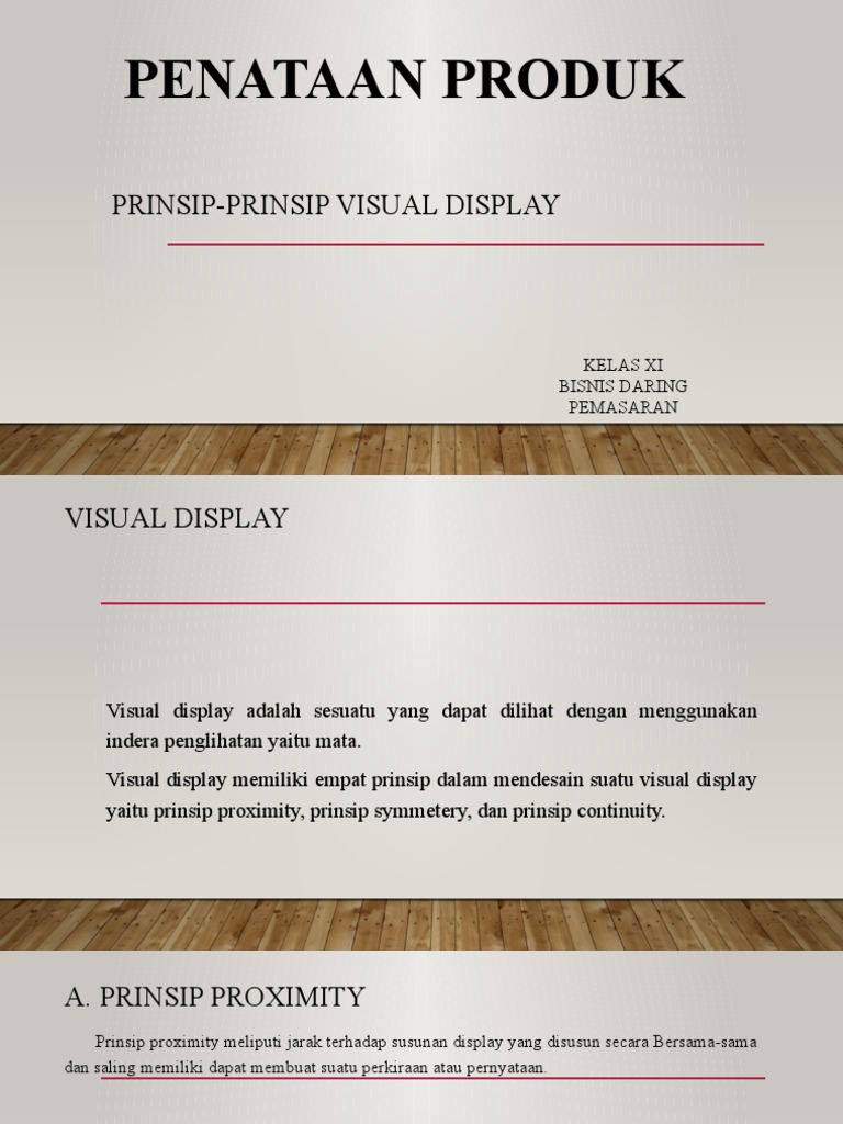 Prinsip Visual Display | PDF