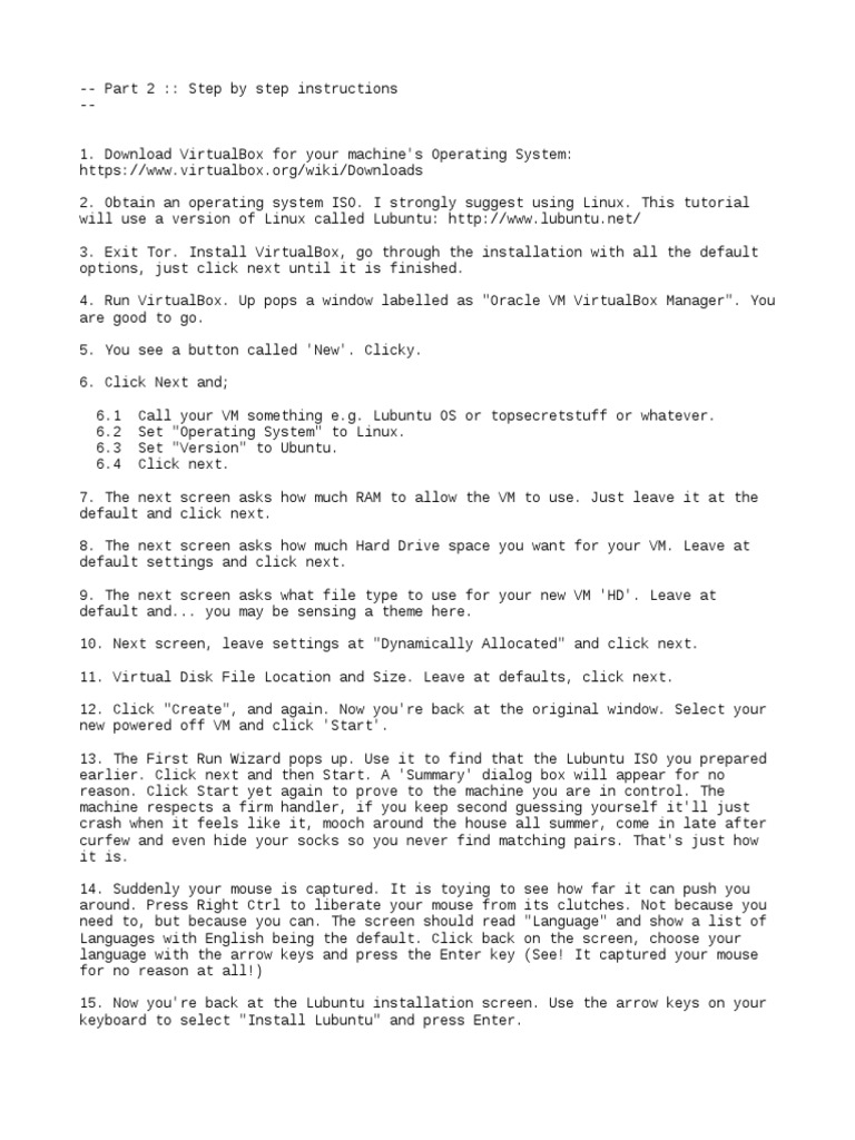 Tutorial On Stopping LE Malware With A Virtual Machine | PDF | Virtual ...