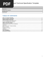 SAP Technical Specification Template | PDF