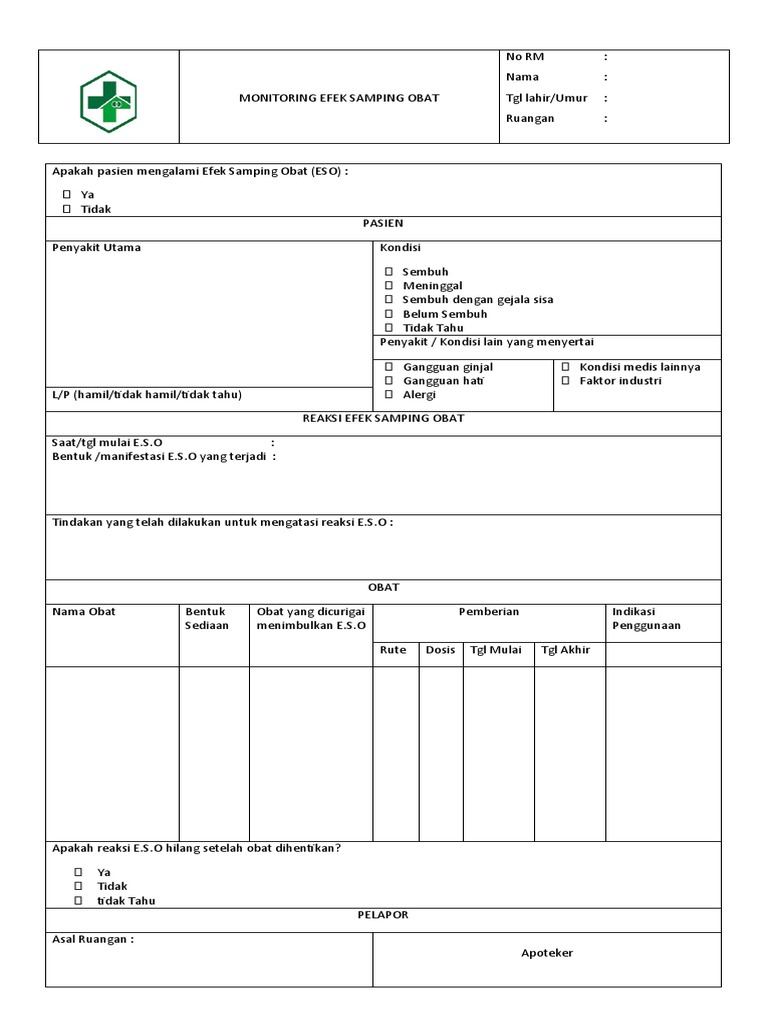 Pemantauan Efek Samping Obat | PDF