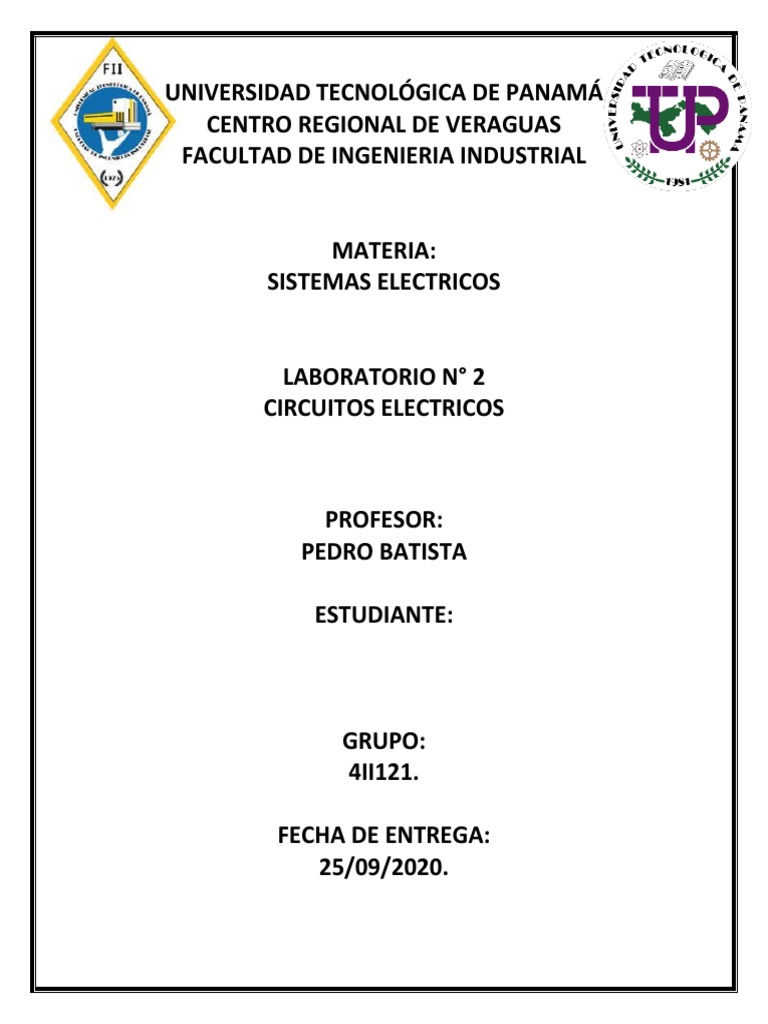 Lab 2 (Circuitos Electricos) | PDF | Resistencia Eléctrica y Conductancia | Laboratorios