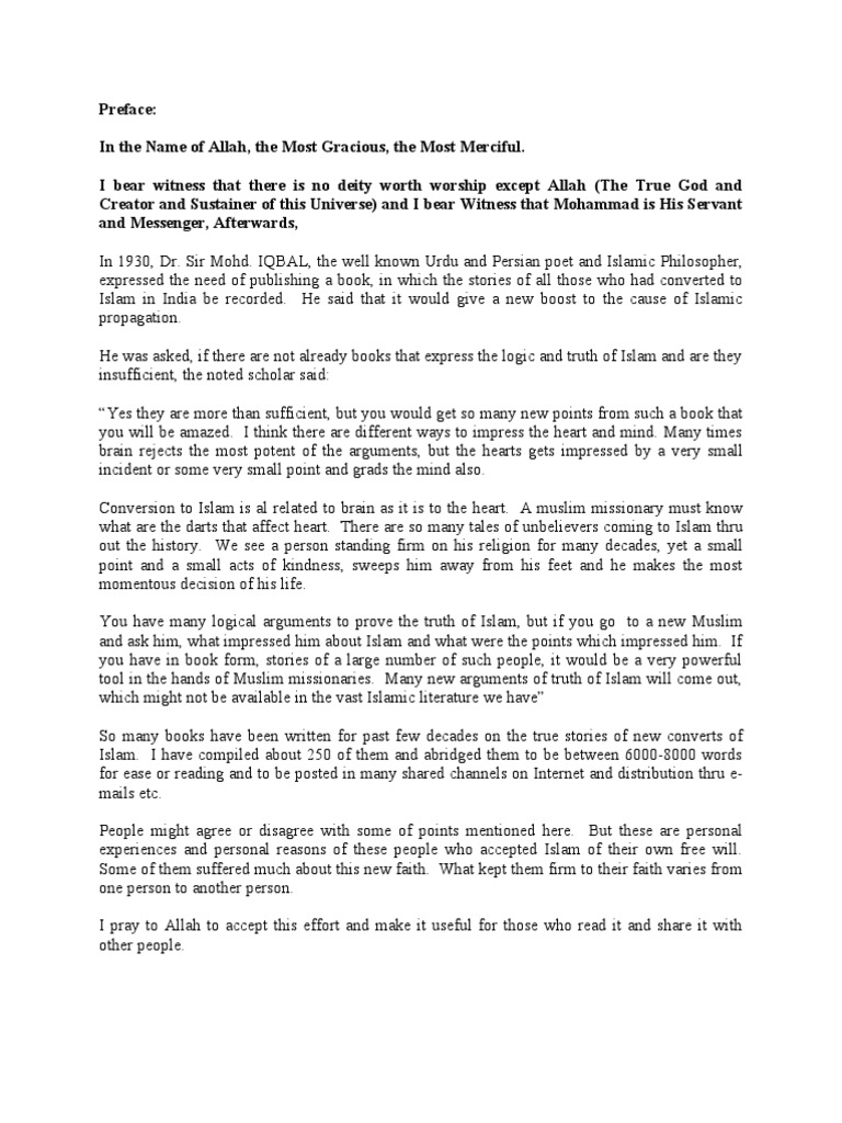 Why We Became Muslims - Master - Vol 2 - 51 To 100 | PDF | Prophets And ...