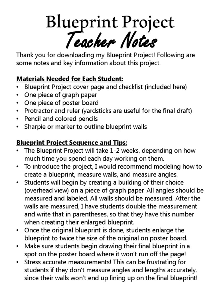 Teacher Notes: Materials Needed For Each Student | PDF | Teaching ...
