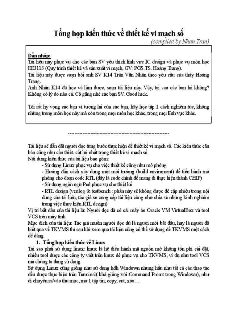 Tong Hop Thiet Ke VI Mach So PDF | PDF